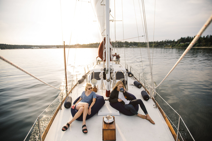 Sail Bainbridge Island - Captained Boat Tour - Sailing Seattle
